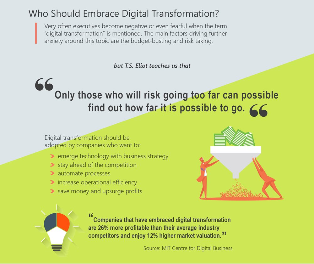 Digital Transformation Infographic